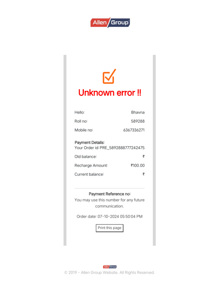 Payment Received | PDF