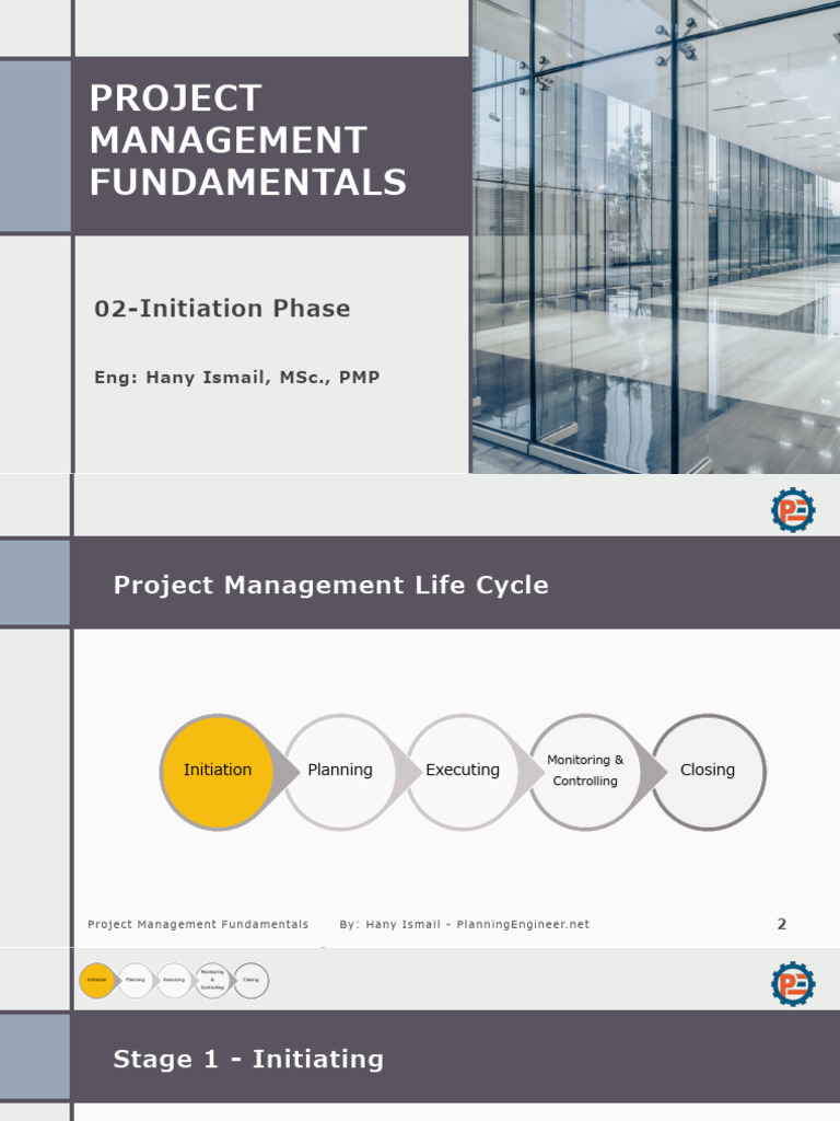 02.01 Project Management Initiation Phase Key Stages Feasibility Study ...