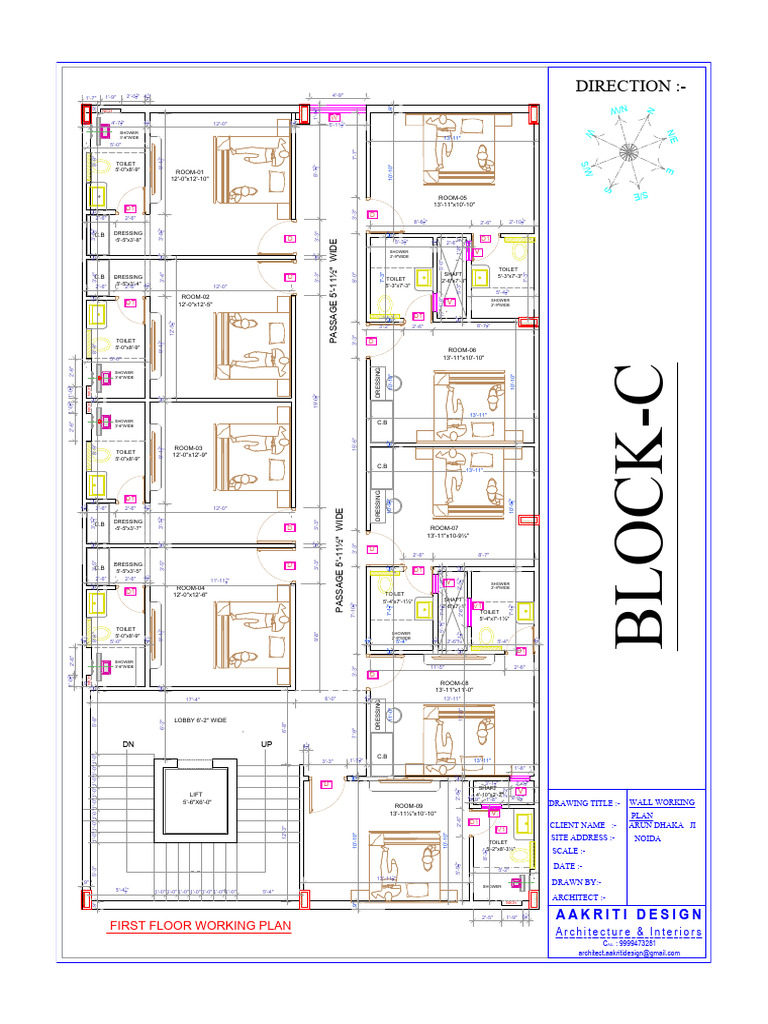 First Floor Working Plan Layout | PDF