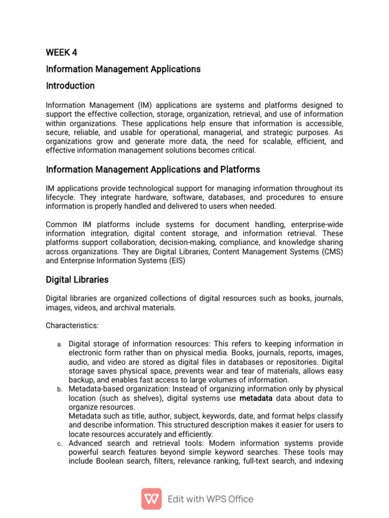 COS 304 - Information Management - Four and Five | PDF | Encryption ...