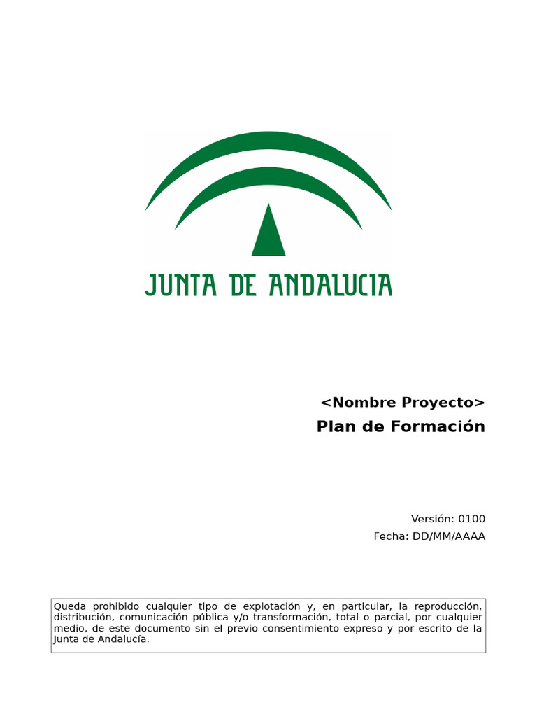 PLF (PROY) Plan Formacion | PDF