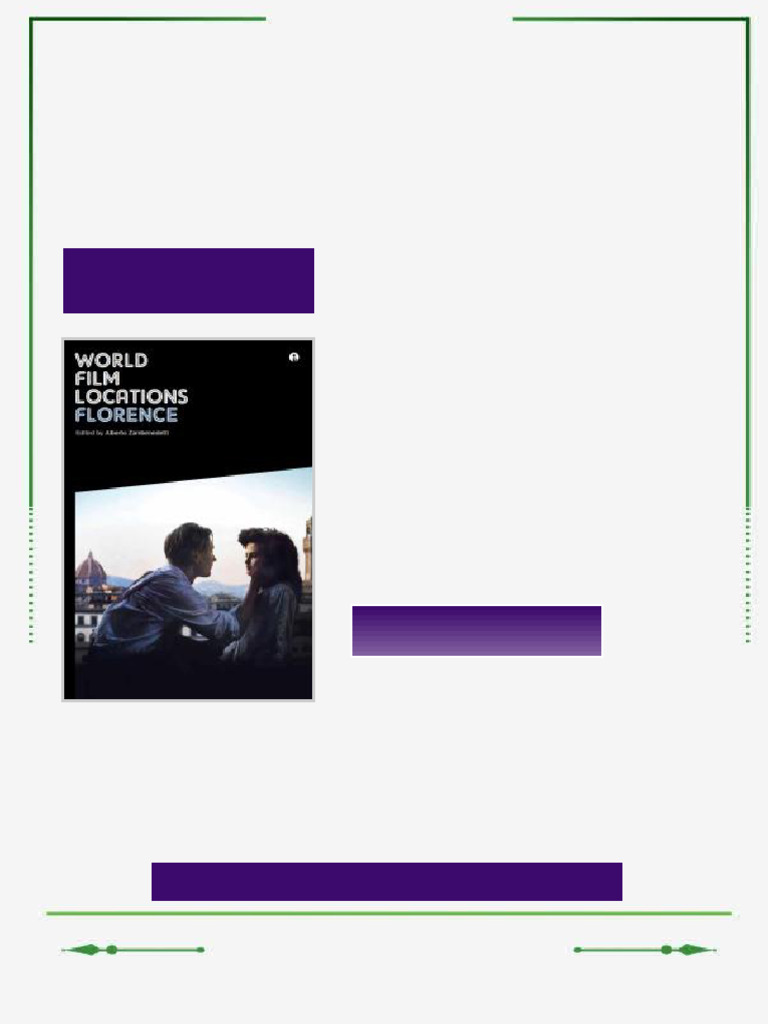 World Film Locations Florence Florence 1st Edition Alberto Zambenedetti ...