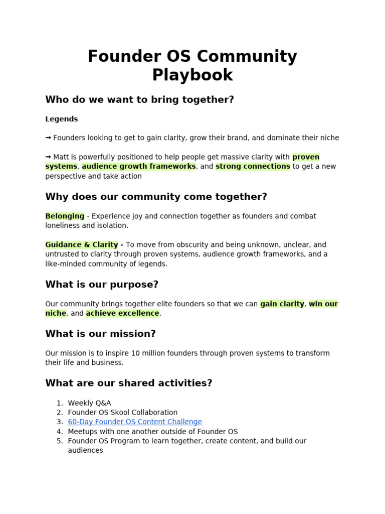 00.2-Founder OS Community Playbook | PDF