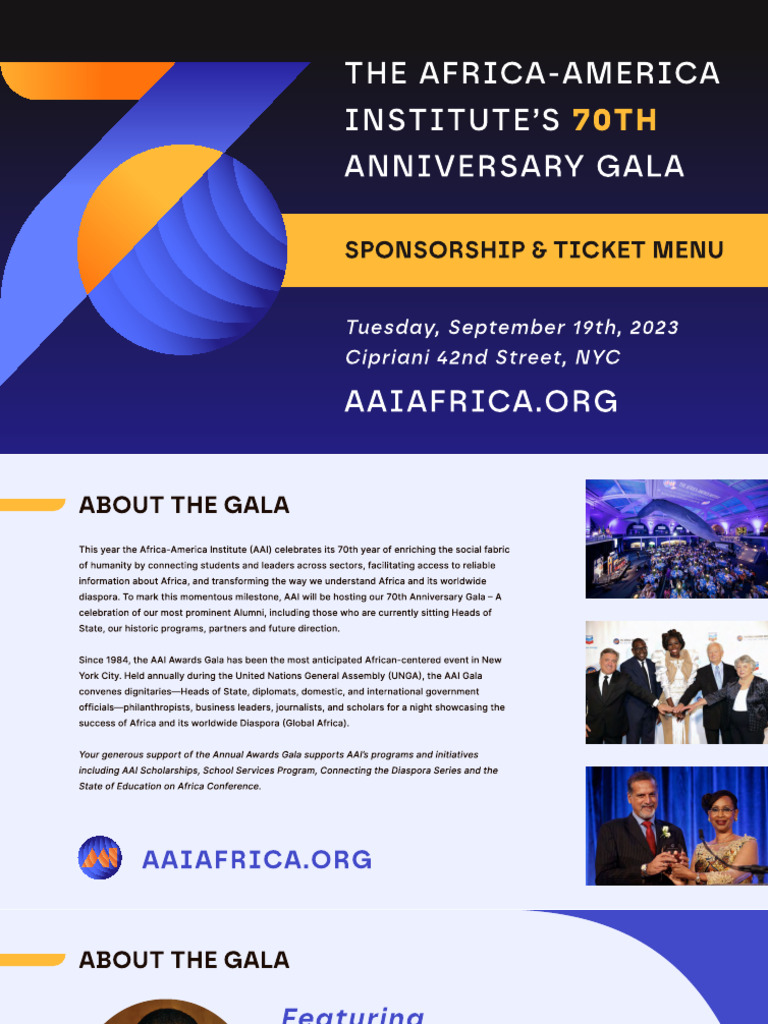 AAI 2023 Gala Sponsorship Deck | PDF