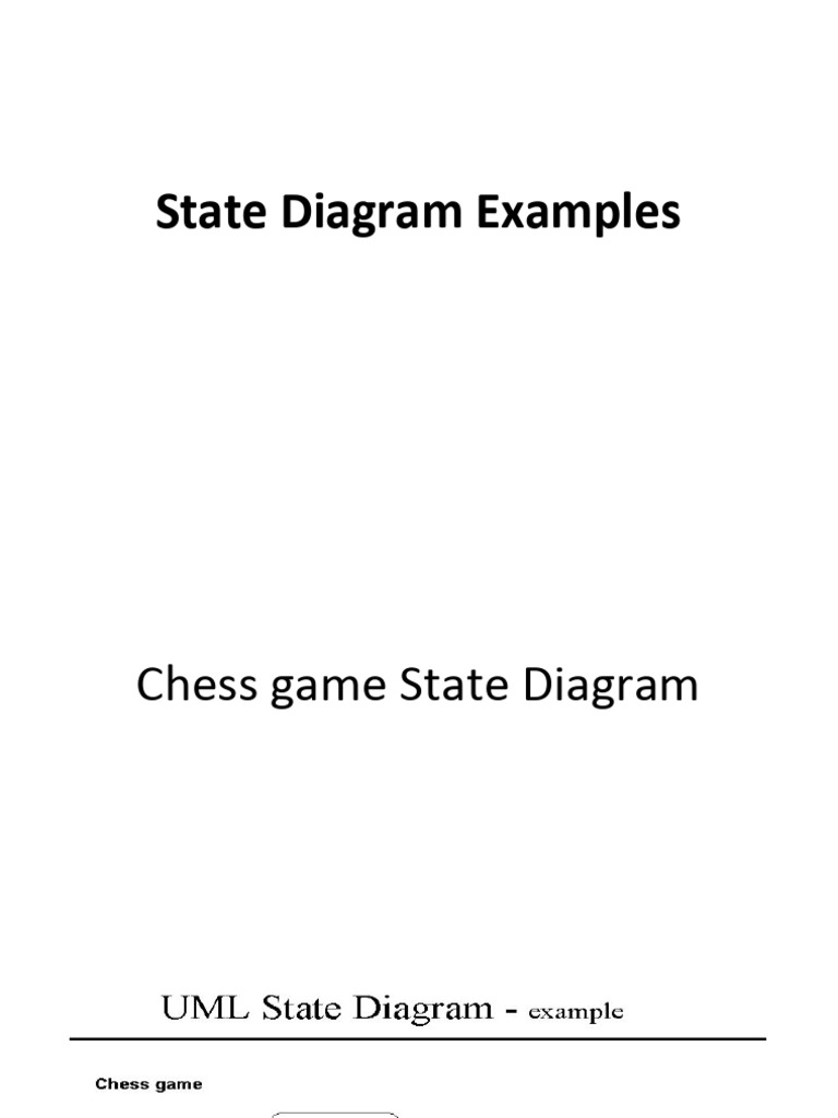 State Diagram Example - U4 | PDF
