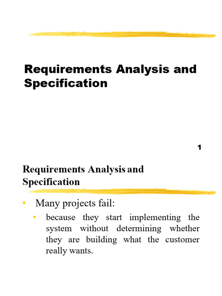 Requirements Analysis and SRS Guide | PDF | Specification (Technical ...