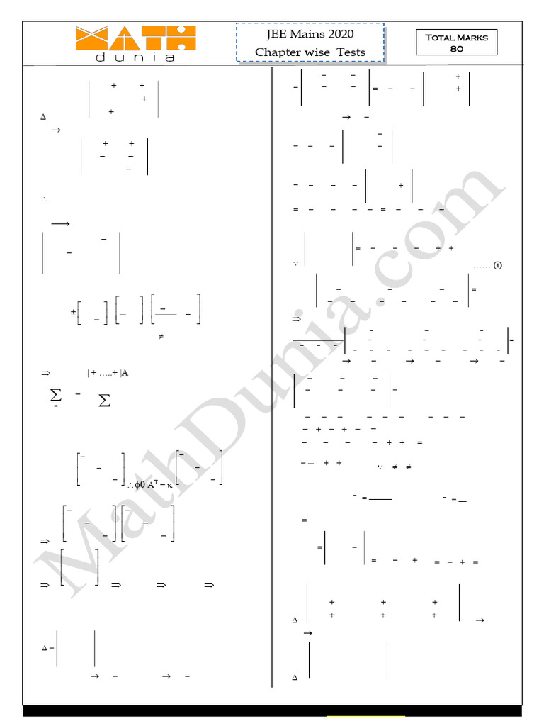 JEE Mains 2020 Chapter Tests Guide | PDF | Chess | Chess Theory