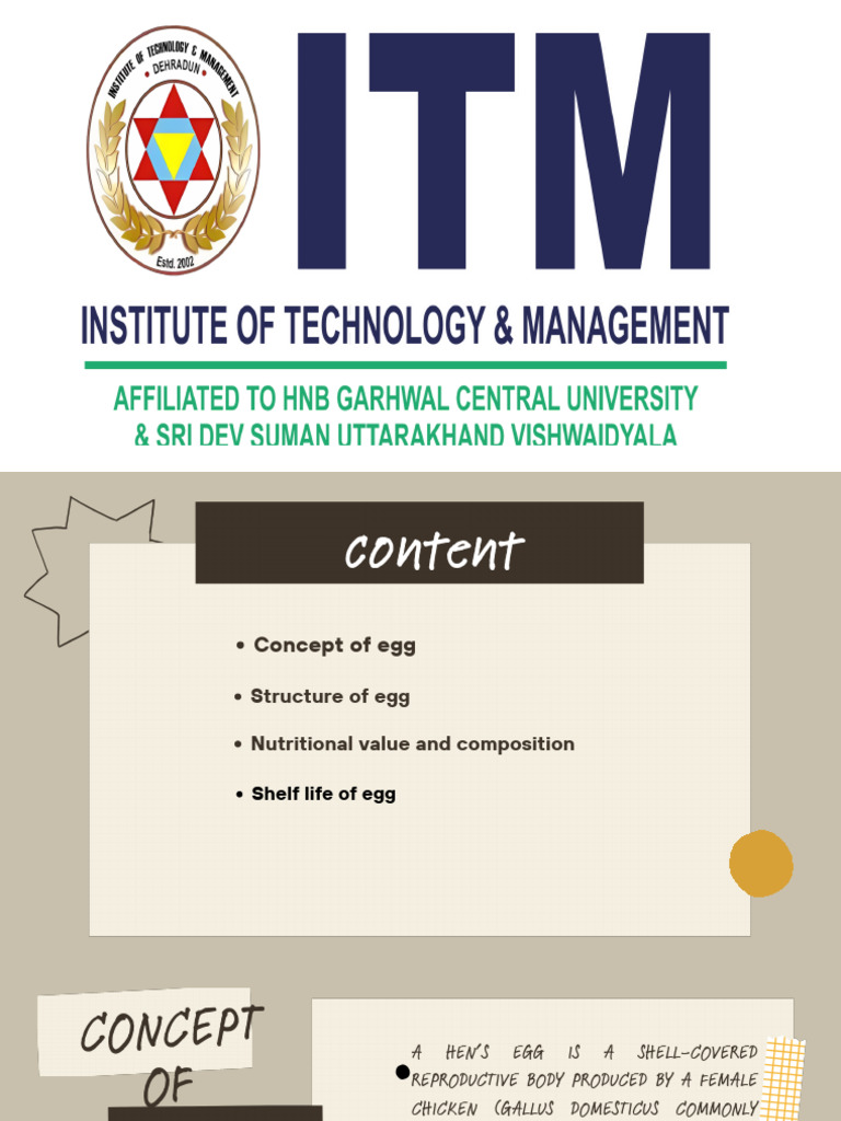 Structure of Egg PDF | PDF