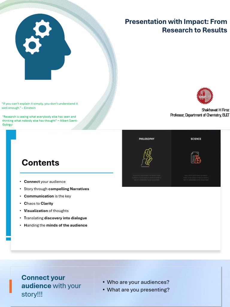 Presentation With Impact | PDF | Narrative | Thought