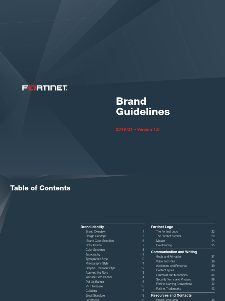 Fortinet Brand Guidelines | PDF | Logos | Brand