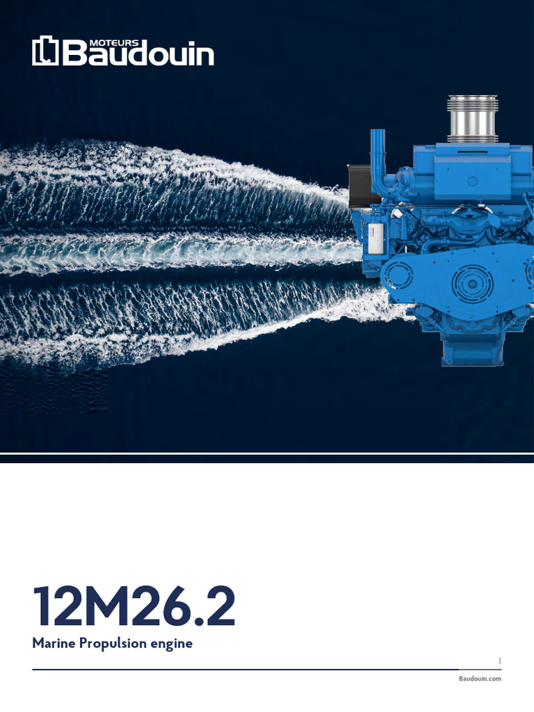 Baudouin 12M26.2 Marine Engine Specs | PDF | Pump | Engines