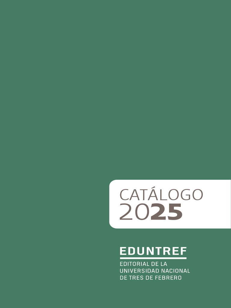 Catalogo EDUNTREF 2025 | PDF | Educación en artes liberales