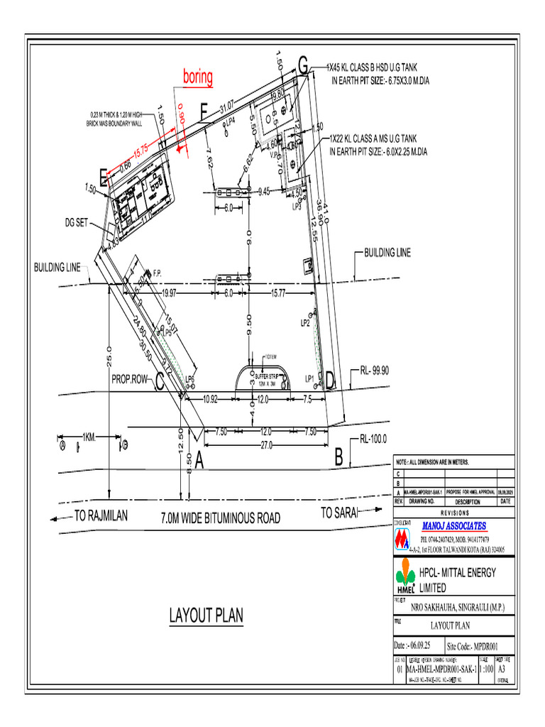 Singrauli (Boring Position) Plan | PDF