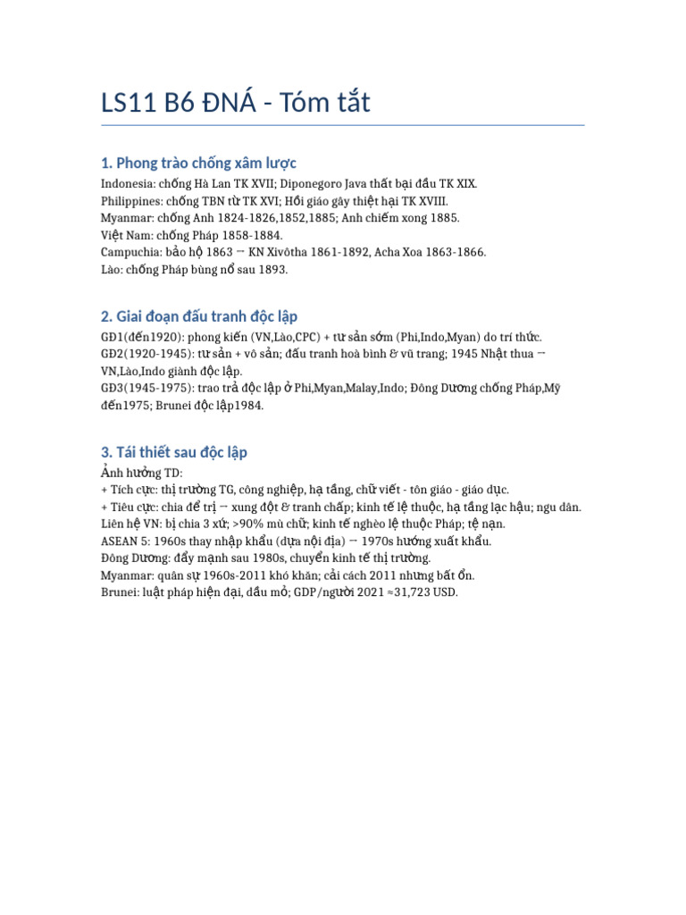 LS11 DNA Summary | PDF