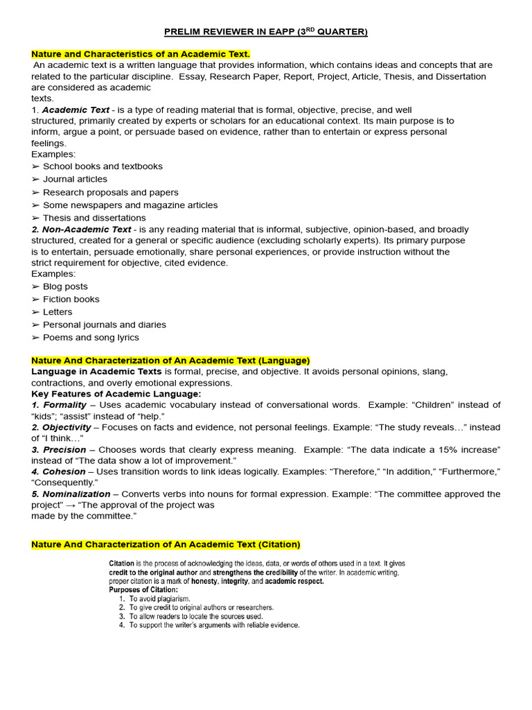 Eapp Prelim Reviewer 3rd | PDF | Evidence | Argument