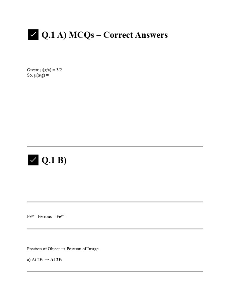 Science MCQs and Explanations Guide | PDF | Calorie | Water