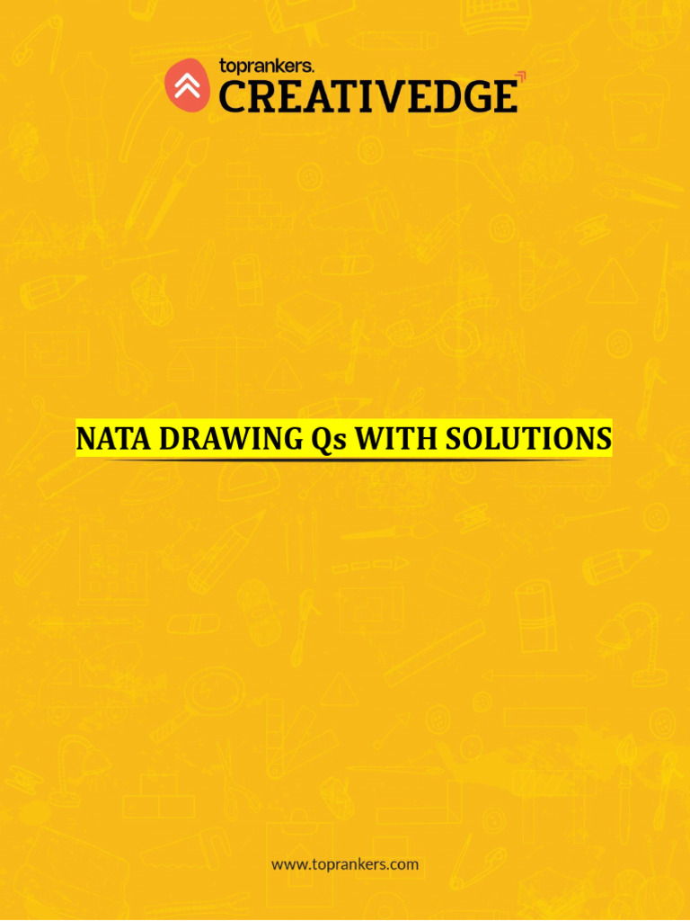 NATA Drawing Questions & Solutions 2026 | PDF | Drawing