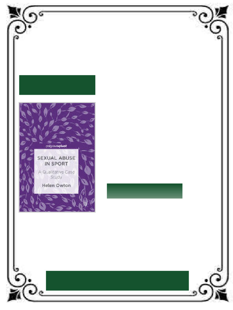 Sexual Abuse in Sport: A Qualitative Case Study 1st Edition Helen Owton ...