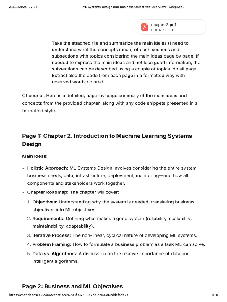 Chapter 2. Introduction To Machine Learning Systems Design | PDF | Statistical Classification ...