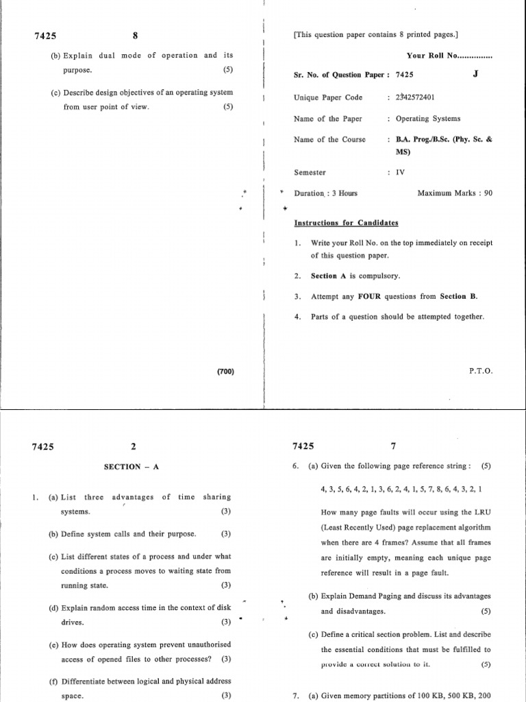 Os 4 | PDF | Scheduling (Computing) | System Software