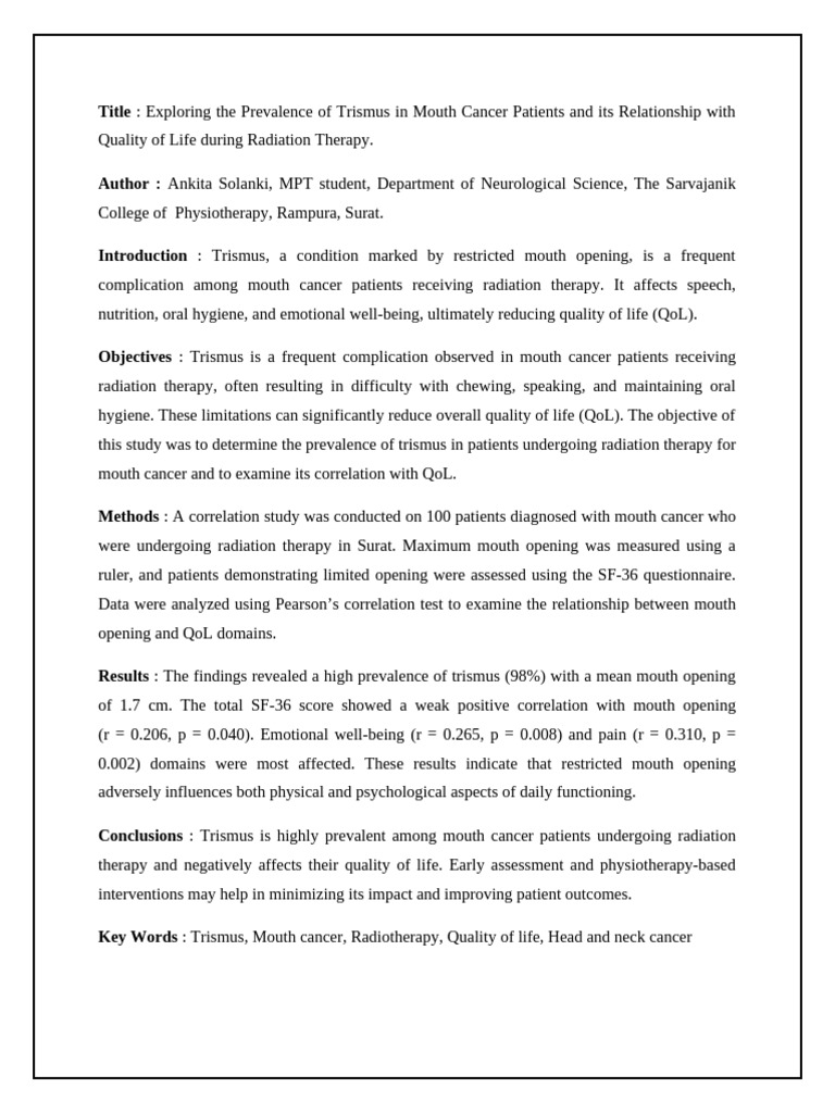 Final Abstract | PDF