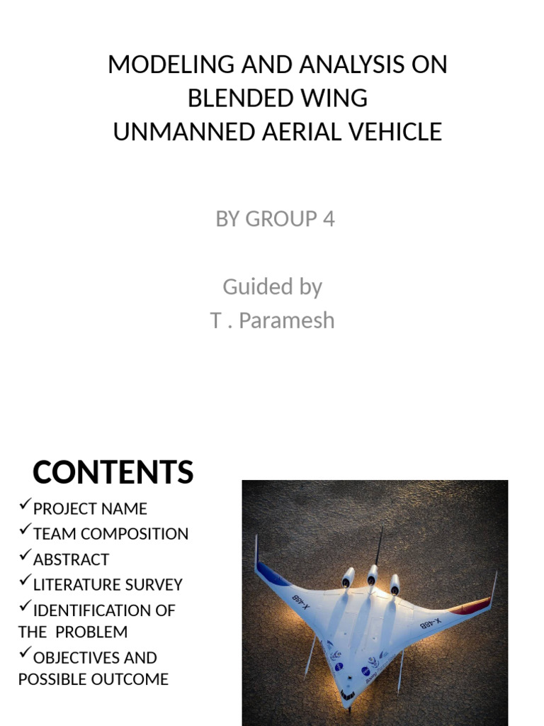 Design and Analysis On BWB | PDF | Aircraft | Aviation