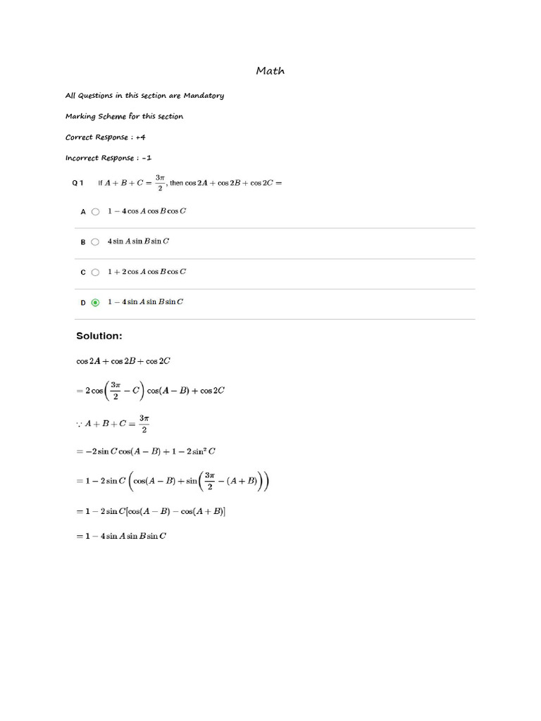 Math 30 11 25 | PDF