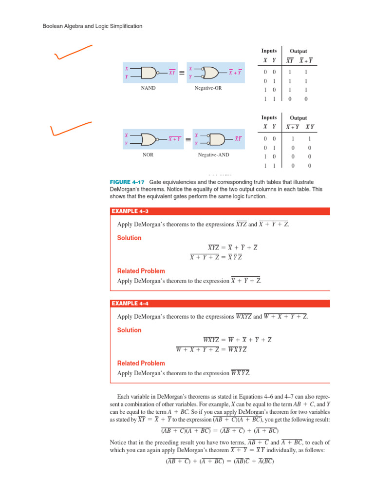 06 - Boolean Algebra Examples | PDF | Logic Gate | Boolean Algebra