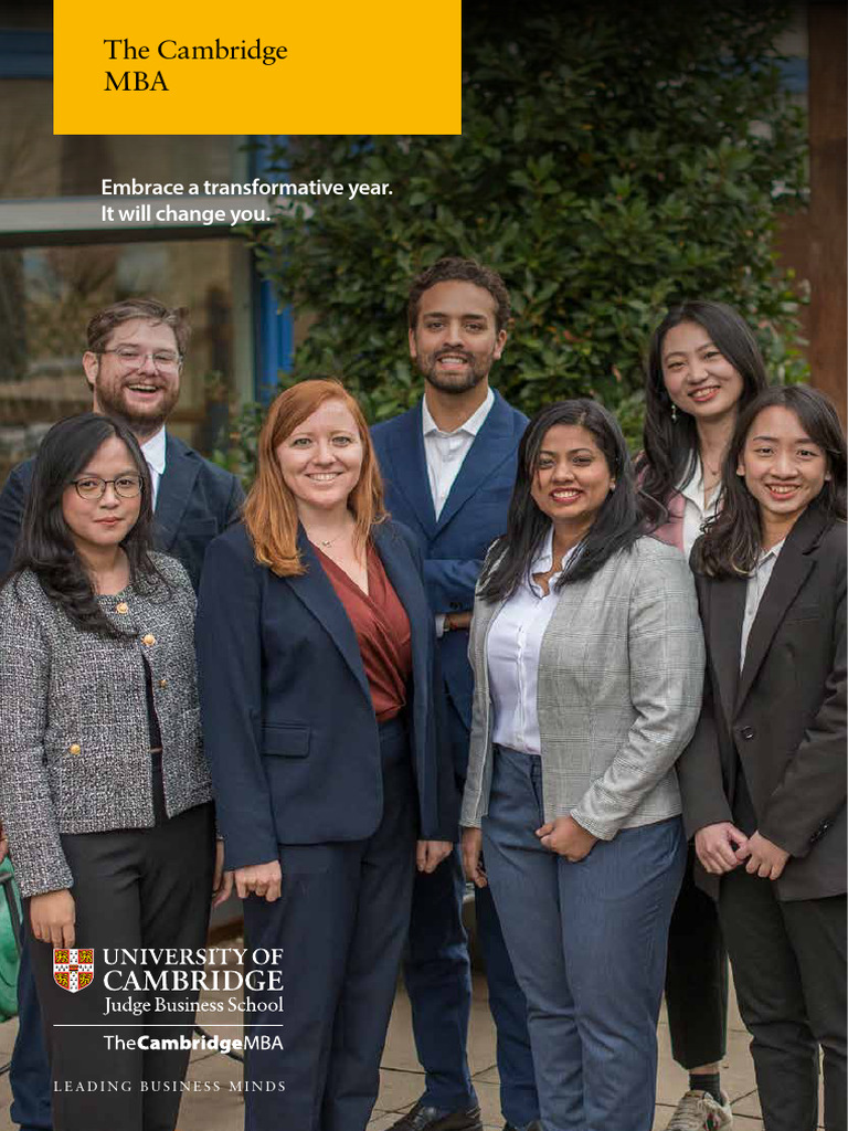 Transformative Cambridge MBA Experience | PDF | Entrepreneurship ...