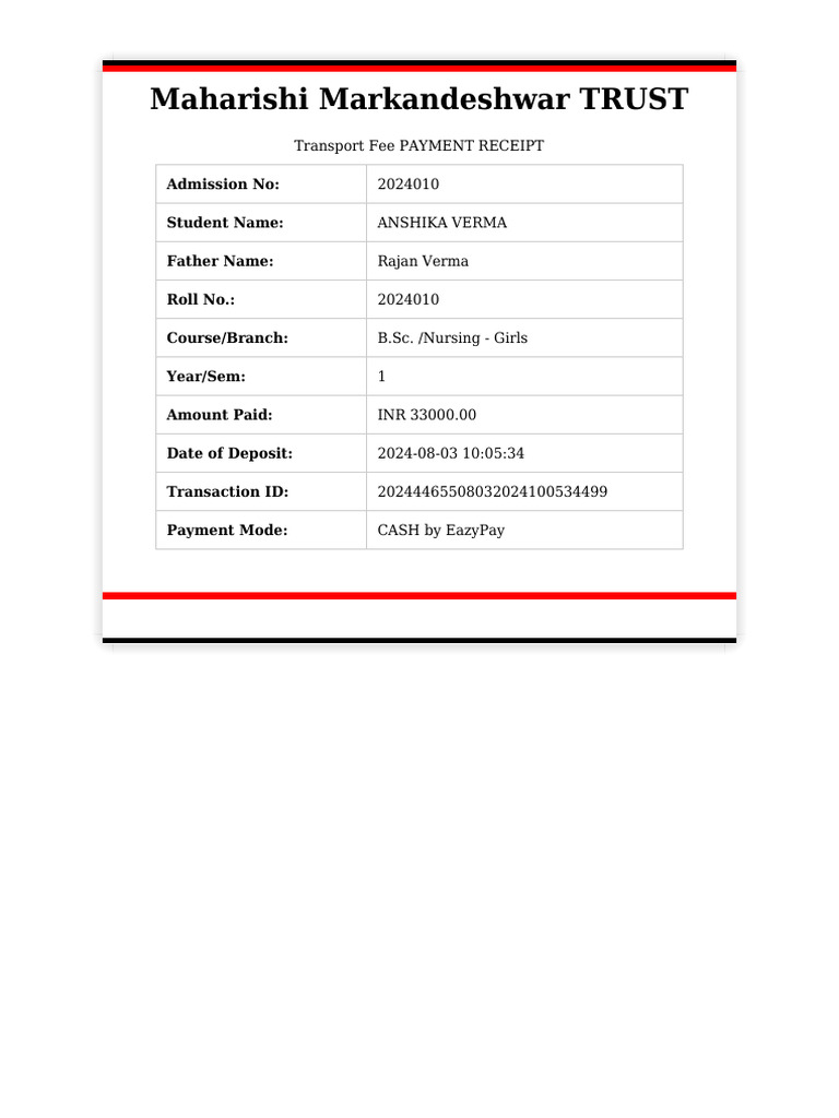 Bus Receipt | PDF