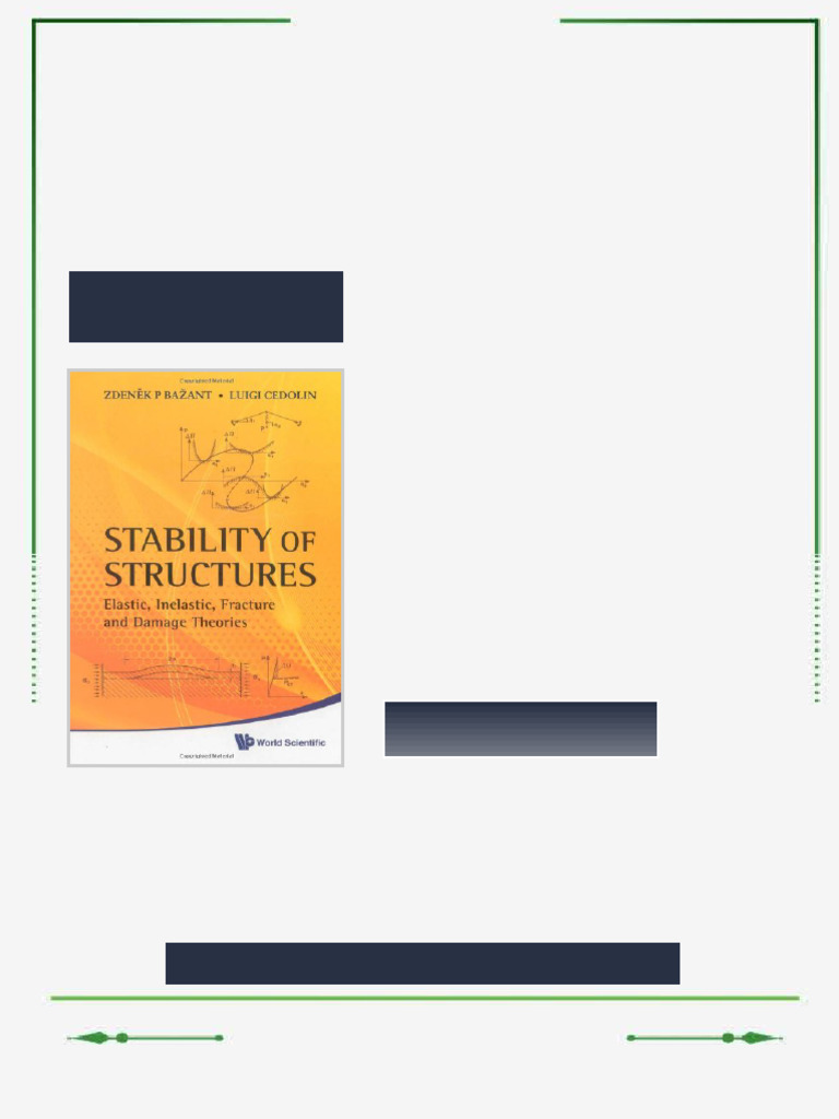 Stability of Structures Elastic Inelastic Fracture and Damage Theories ...