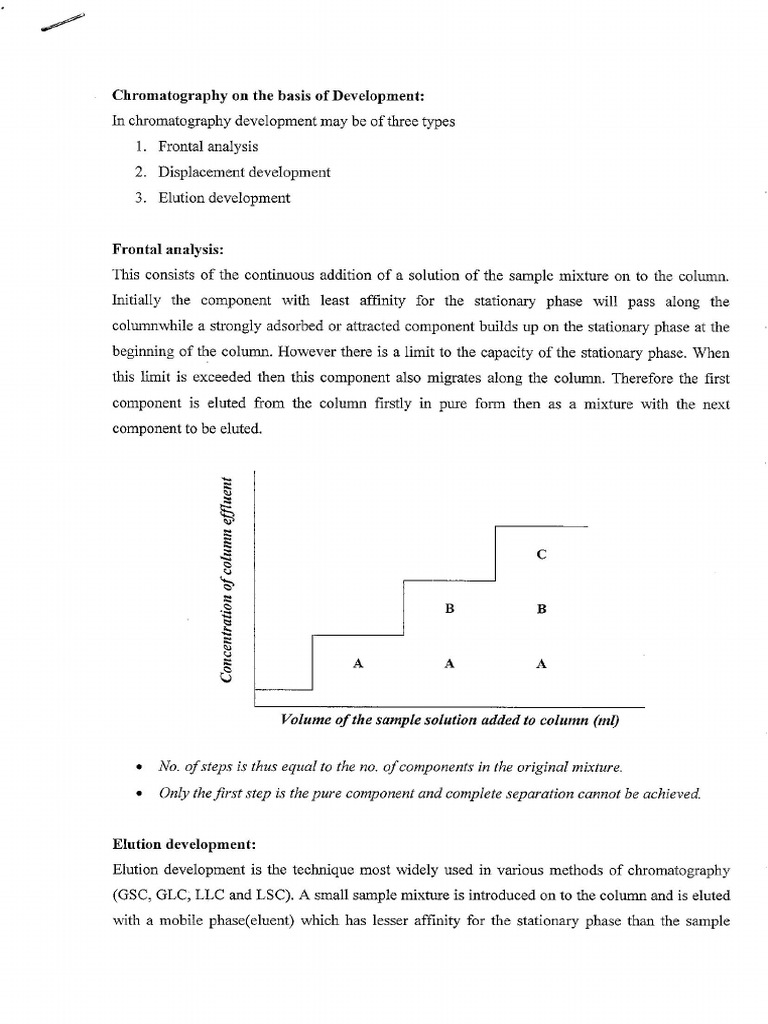Chromatography Handout 2 | PDF