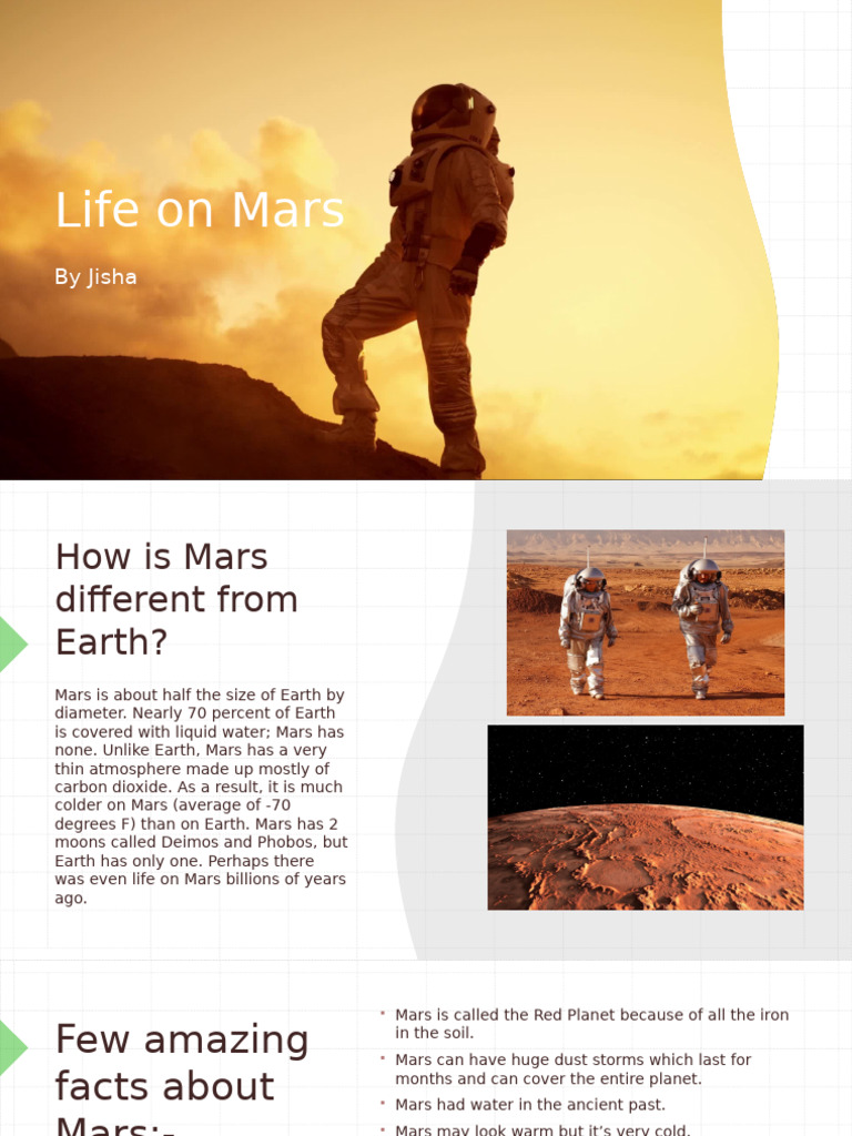Life and Conditions on Mars Explained | PDF