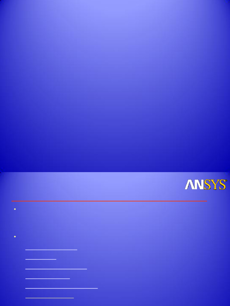 Ansys Basics | PDF | Command Line Interface | Computer File