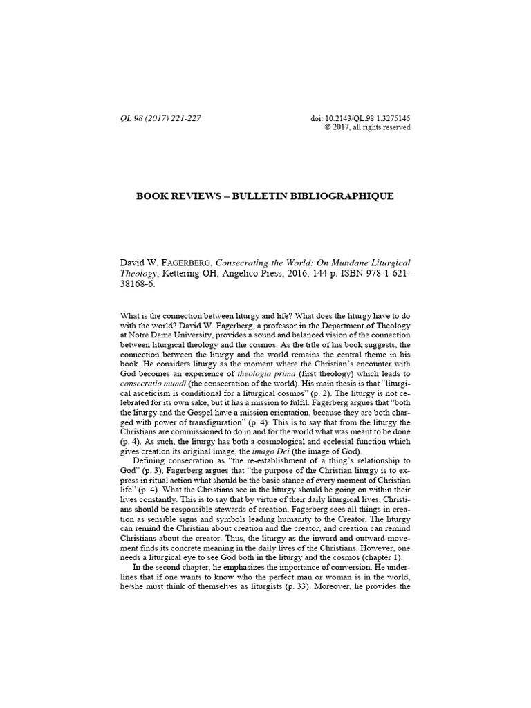 Liturgy's Role in Christian Life | PDF | Priest | Eucharist