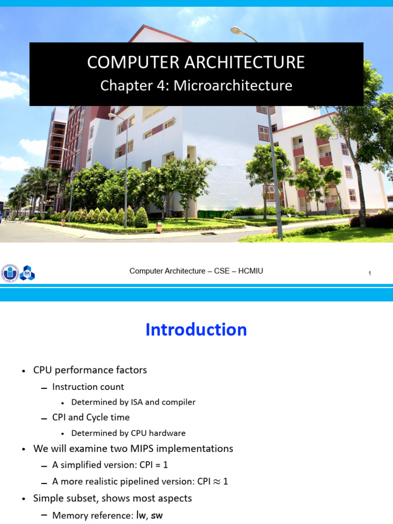 Chapter4 New | PDF | Central Processing Unit | Computer Architecture