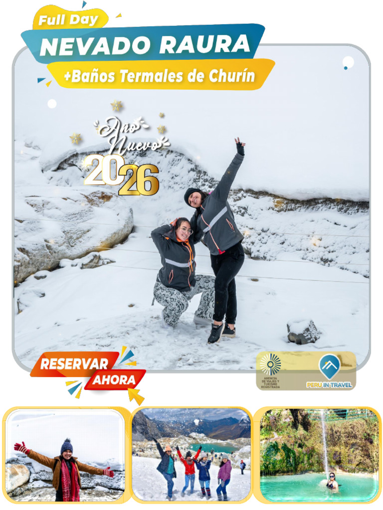 Tour al Nevado Raura: Precios y Detalles | PDF | Pasajero