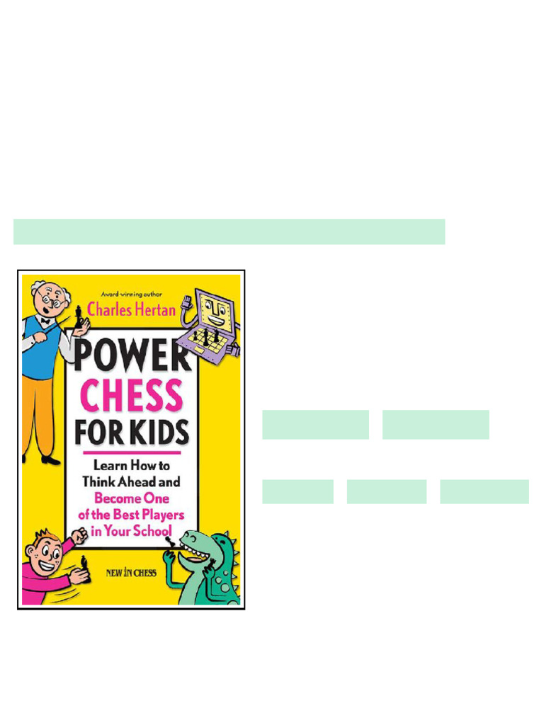 Power Chess for Kids Learn How to Think Ahead and Become One of the ...