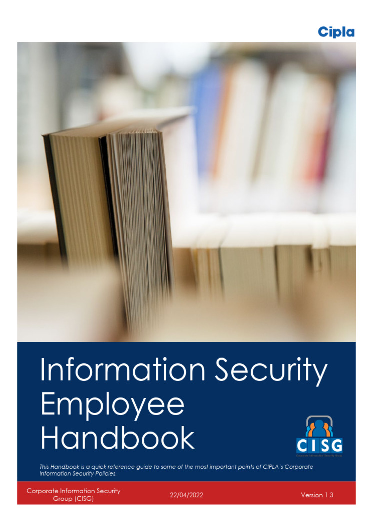 Cipla Information Security Handbook | PDF | Information Security ...
