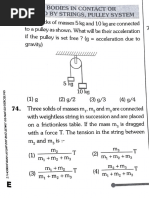 Pulley Dynamics Practice Problems | PDF | Tension (Physics) | Force