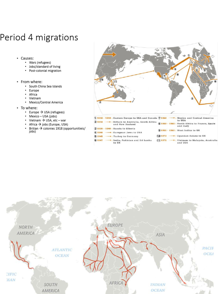 Period 4 Migration Patterns and Causes | PDF