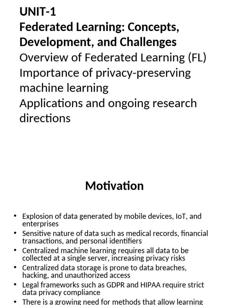Federated Machine Learning | PDF | Computing | Computer Science