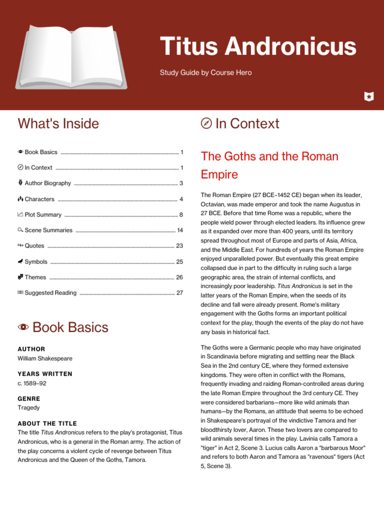 Titus Andronicus | PDF