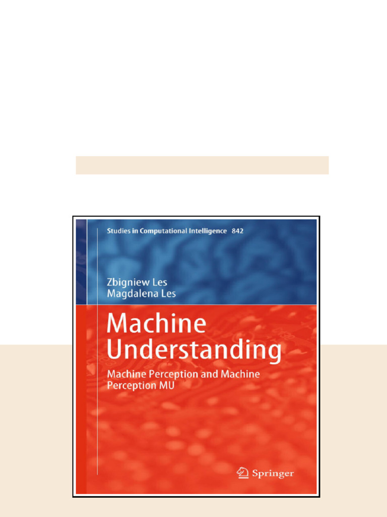 Machine Understanding Machine Perception And Machine Perception Mu 1st ...