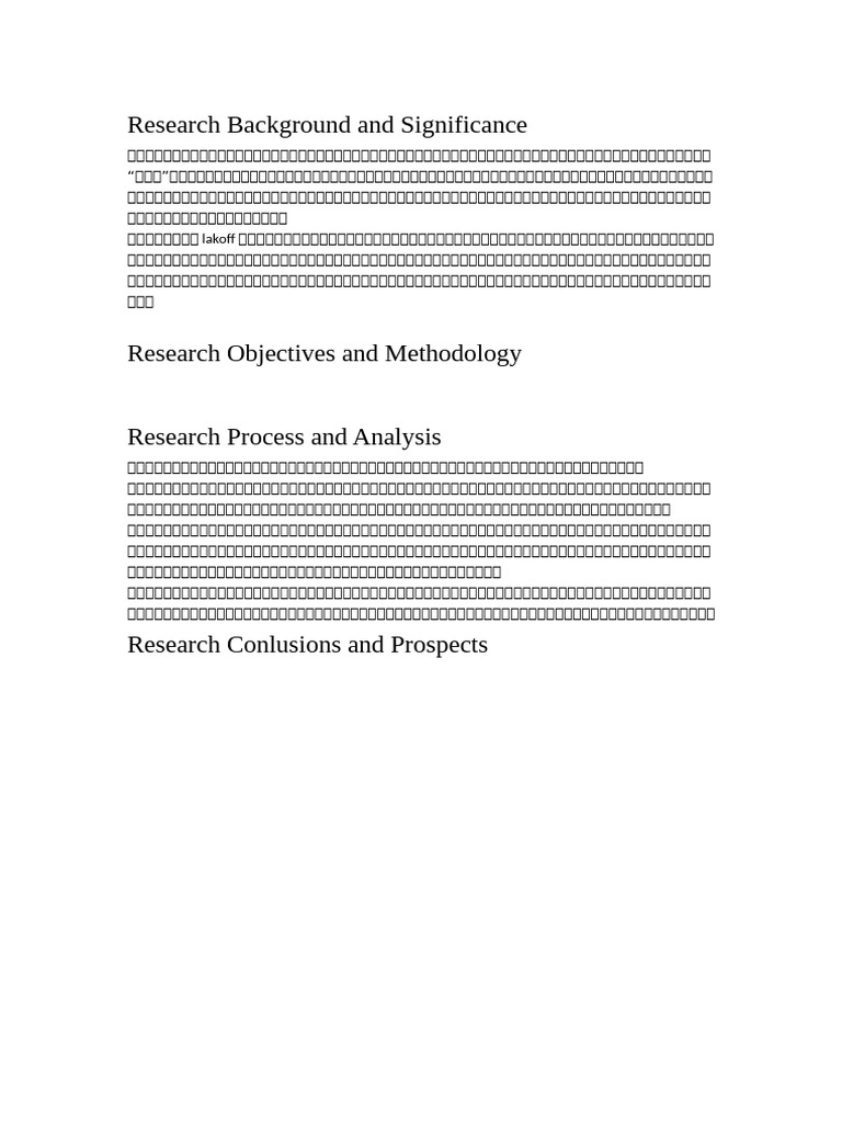 Research Background and Significance | PDF