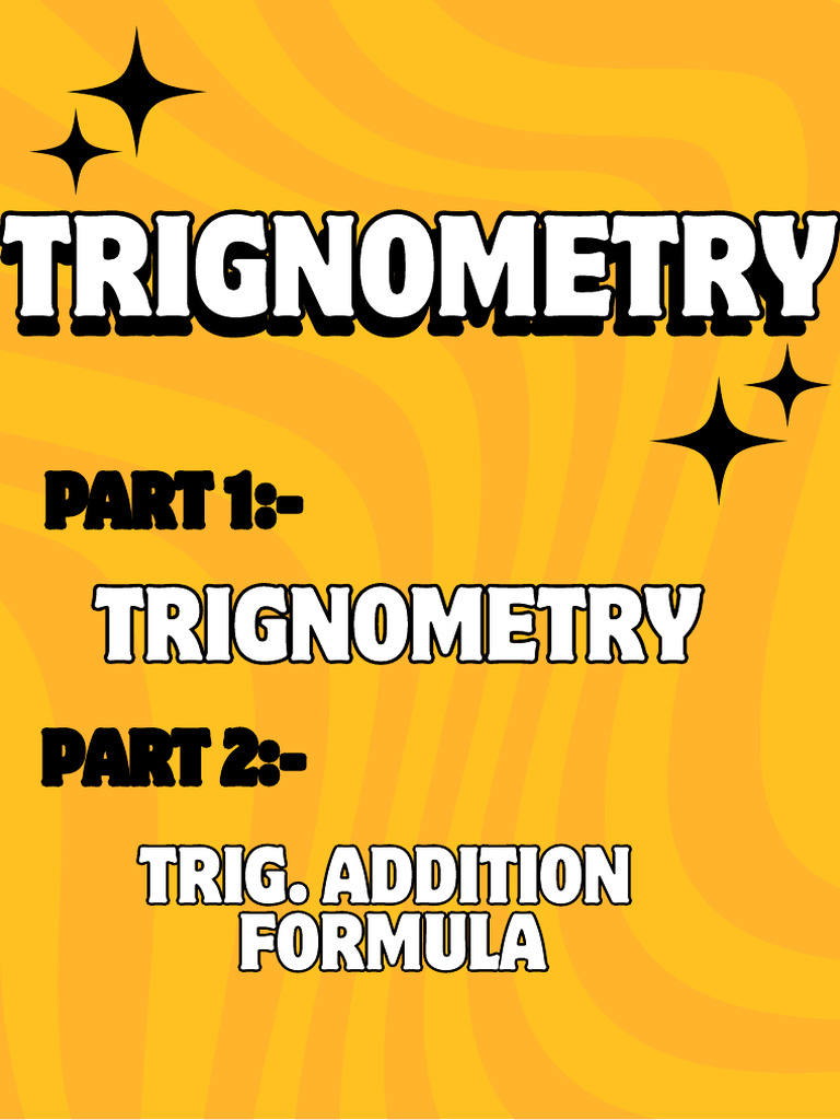 Trig Rules MR ZEKAS | PDF