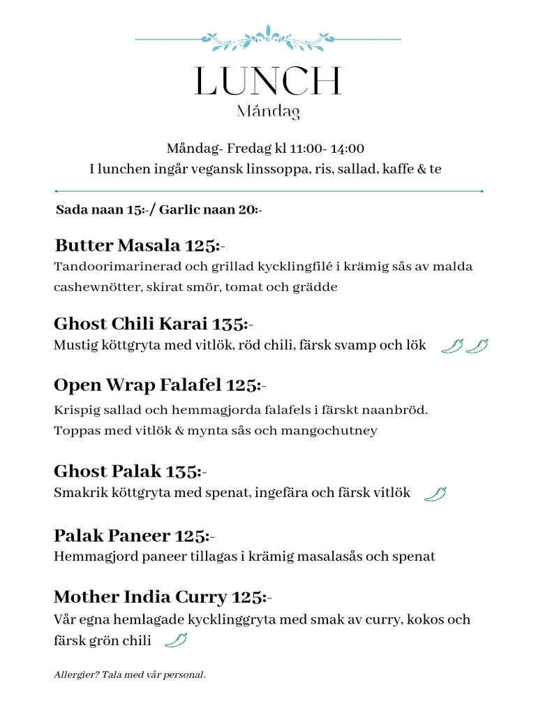 Lunch | PDF