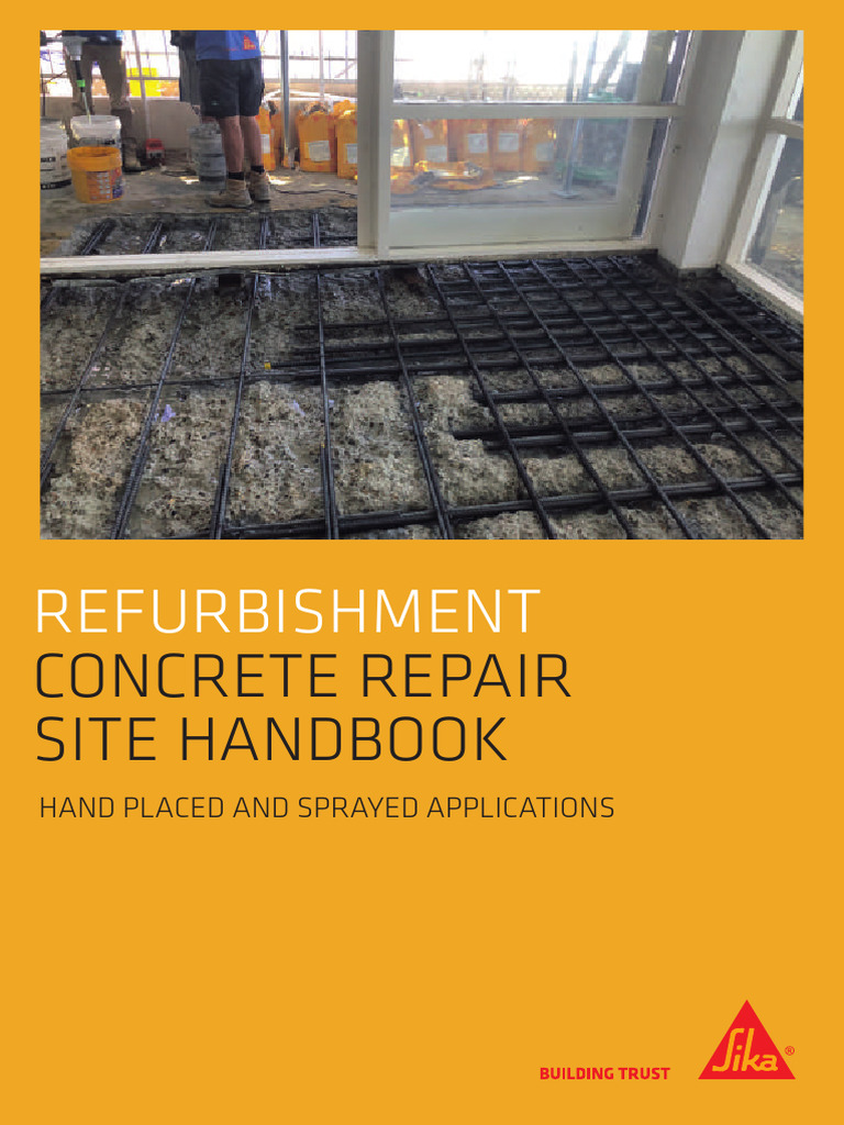 Sika Handbook Concrete Repair | PDF | Concrete | Mortar (Masonry)