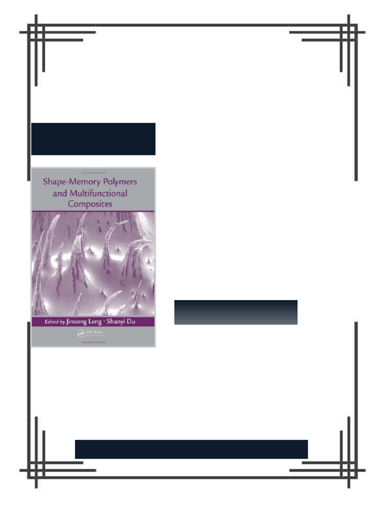 Shape Memory Polymers and Multifunctional Composites 1st Edition ...