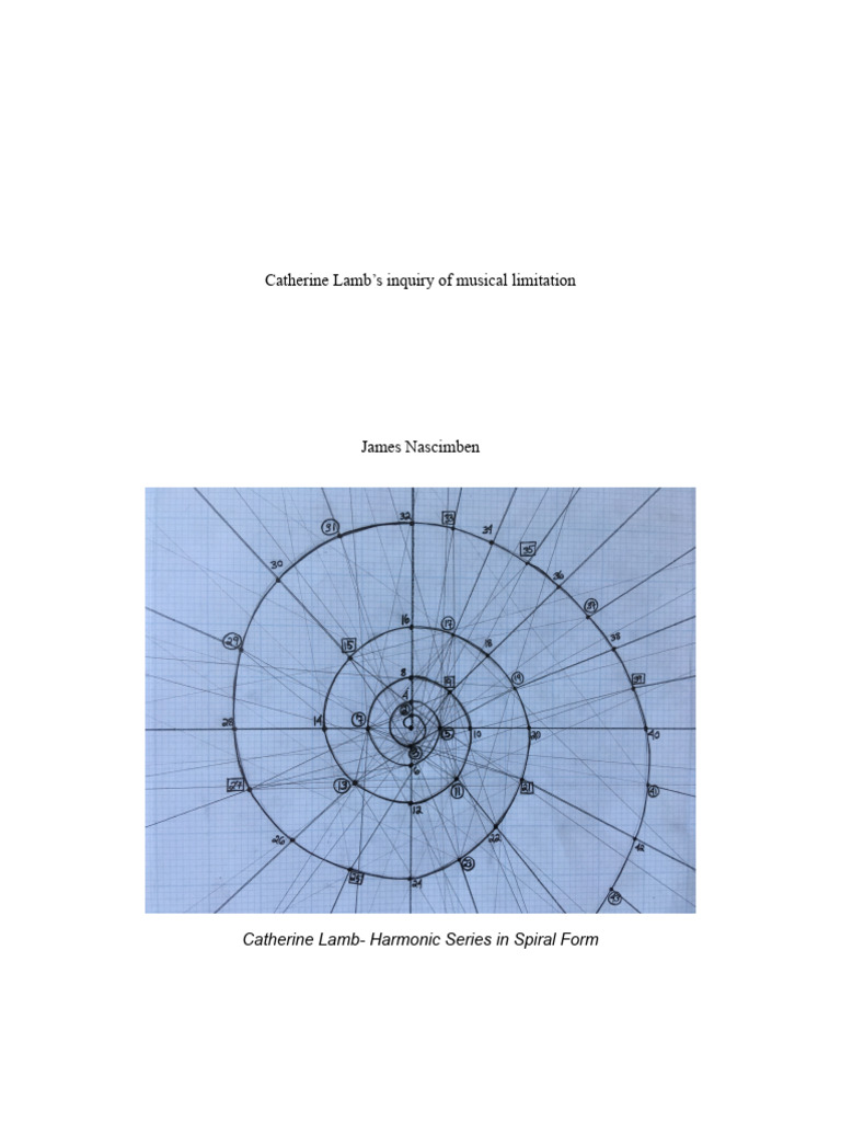 Catherine Lamb's Inquiry of Musical Limitation | PDF | Harmony | Sound